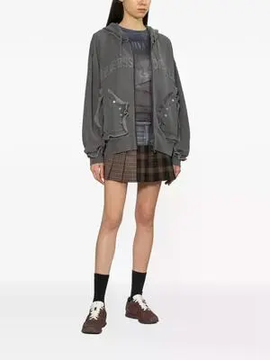 Andersson Bell Studded Hoodie - Grey