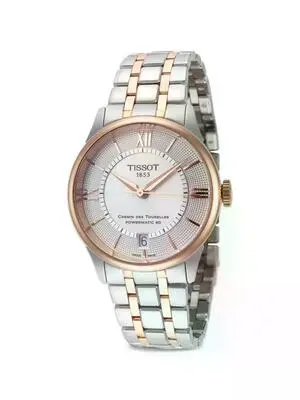 TISSOT Chemin Des Tourelles Powermatic 80 34mm Watch - Silver
