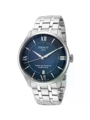 TISSOT Chemin Des Tourelles 39mm Automatic Watch - Blue