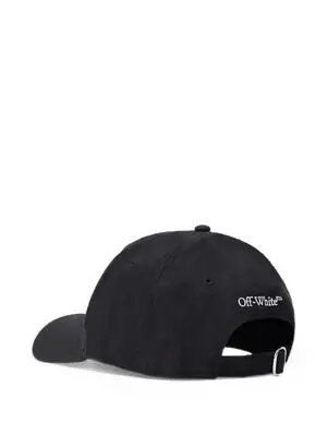 Off-White Arrows Metal Badge Baseball Cap - Black