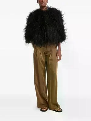 YVES SALOMON Hook-and-eye-fastening Jacket