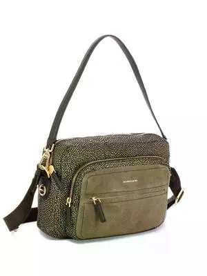 Borbonese Medium B-club Camera Shoulder Bag - Green