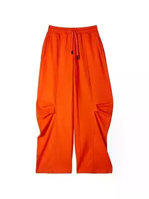 Patrizia Pepe Drawstring Cargo Track Pants - Orange