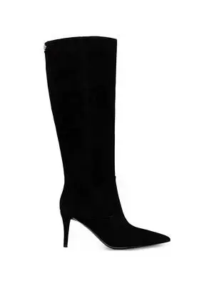Guess Calito Genuine Leather Boots - Black