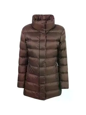 COLMAR Quilted High-neck Coat - Brown