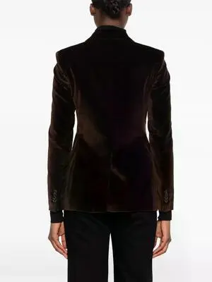Tagliatore Double-breasted Velvet Blazer