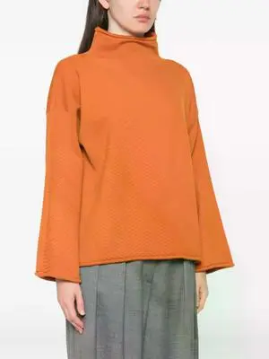 Liviana Conti Funnel-neck Sweater - Orange