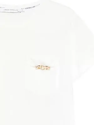 SIMONA CORSELLINI Chain Link-detail T-shirt