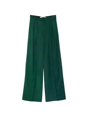 SIMONA CORSELLINI Palazzo Pants - Green