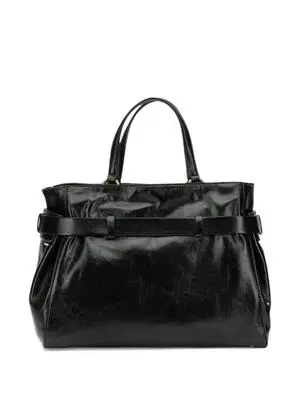 GIANNI CHIARINI Miranda Belted Leather Tote Bag