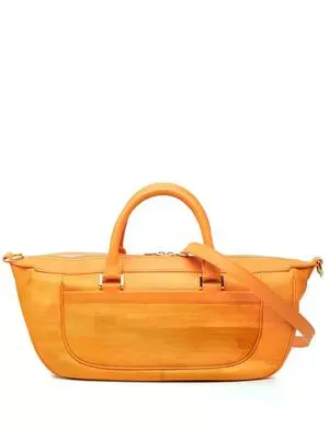 LOUIS VUITTON 2003 Epi Dhanura Mm Satchel - Orange