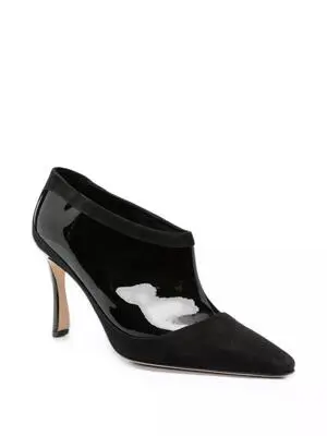 Manolo Blahnik Ters Patent-leather Ankle Boots