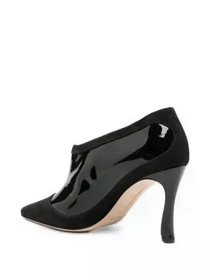 Manolo Blahnik Ters Patent-leather Ankle Boots