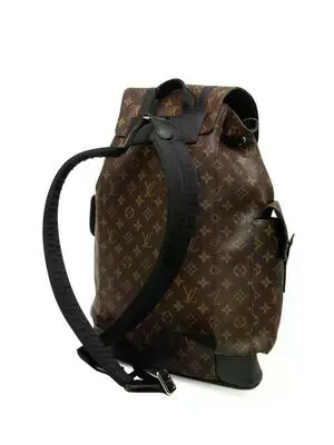 LOUIS VUITTON 2017 Monogram Macassar Christopher Mm Backpack