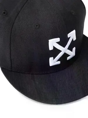 Off-White Arrows Flat-brim Cap - Black