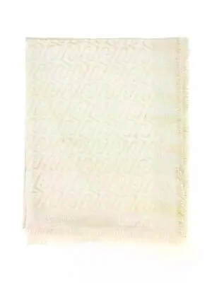 Liu Jo Stole Monogram-jacquard - Neutrals