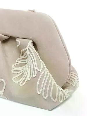 THEMOIRE Medium Bios Embroidered Shoulder Bag