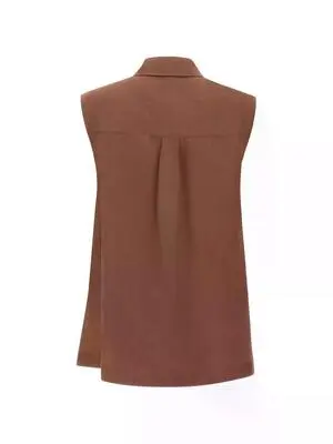 KAOS Sleeveless Linen Polo Shirt