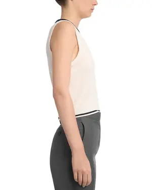 Thom Browne Stretch Cotton Jersey Stitch Shell