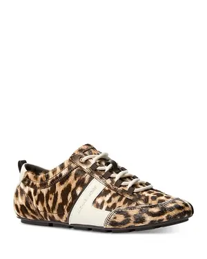 Michael Kors Keely Leopard Calf Hair & Leather Sneakers