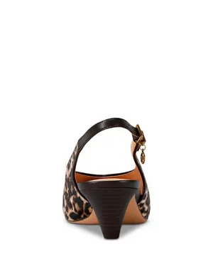 Michael Kors Tonya Calf Hair Slingback Pumps