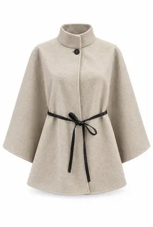 JAMES LAKELAND Belted Wrap Cape
