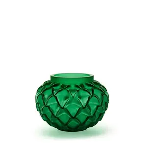 Lalique Languedoc Small Vase - Green