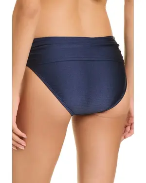 BLEU BY ROD BEATTIE Foldover Ruched Bikini Bottom