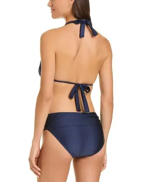 BLEU BY ROD BEATTIE Foldover Ruched Bikini Bottom