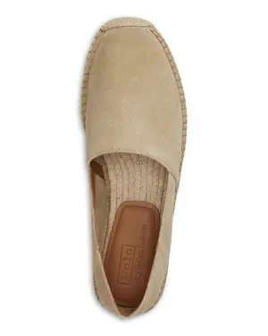 Polo Ralph Lauren Cevio Suede Espadrilles - White