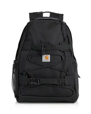 Carhartt Work In Progress Kickflip Canvas Bungee Cord Backpack - Black