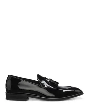 BOSS Derrek Patent Leather Tassel Loafers