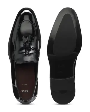 BOSS Derrek Patent Leather Tassel Loafers