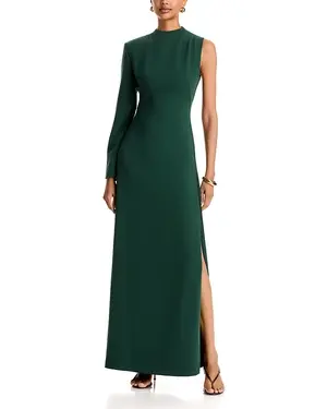 Black Halo Kali Asymmetric One Sleeve Maxi Dress - Pine