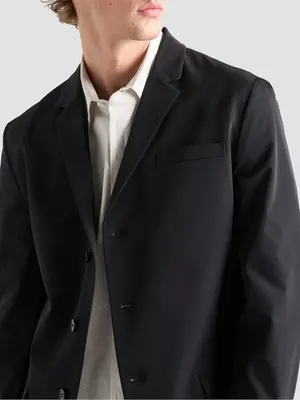 Prada Single-breasted Stretch Technical Fabric Jacket