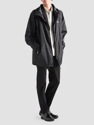 Prada Single-breasted Stretch Technical Fabric Jacket