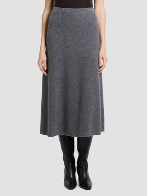 Theory Flare Midi Skirt