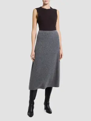 Theory Flare Midi Skirt