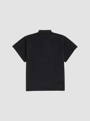 Balenciaga Laurel Classic Short Sleeve Oversized Polo Shirt