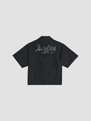 Balenciaga Sketchy Bowling Short Sleeve Shirt