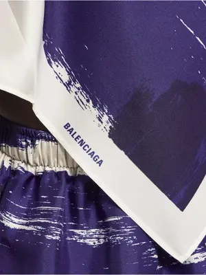 Balenciaga Paintbrush Cape Top