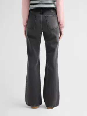 Guest In Residence Cotton High-rise Flared-leg Jeans