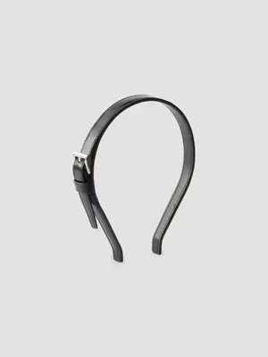 Prada Brushed Leather Headband