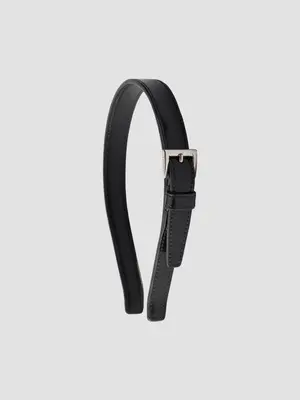 Prada Brushed Leather Headband