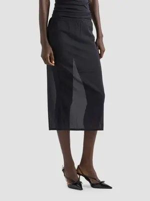 Prada Stretch Silk Chiffon Slip