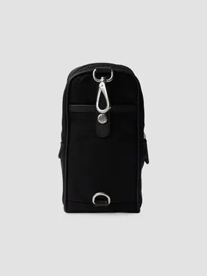 Prada Re-nylon And Saffiano Leather Pouch