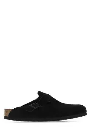 BIRKENSTOCK Boston Suede Leather Clog Sandal