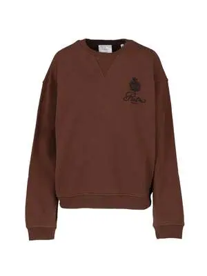 FRAME Relaxed Logo Crewneck Sweatshirt