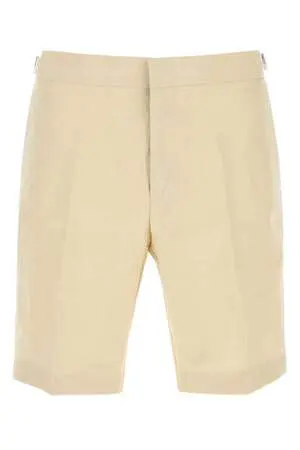 Orlebar Brown Nordwich Linen Bermuda Shorts - Yellow