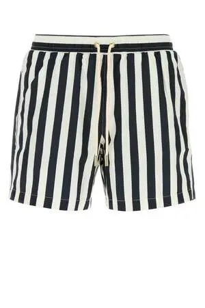 Orlebar Brown Printed Polyester Swimming Shorts - Stripped